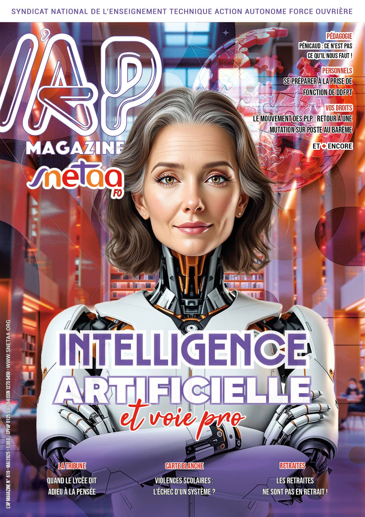 AP Magazine n°619 | Intelligence artificielle et voie pro - SNETAA-FO Reims